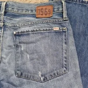 Gap 1969 | Jeans | Vintage Gap 969 Low Rise Boot Cut Distressed Blue ...